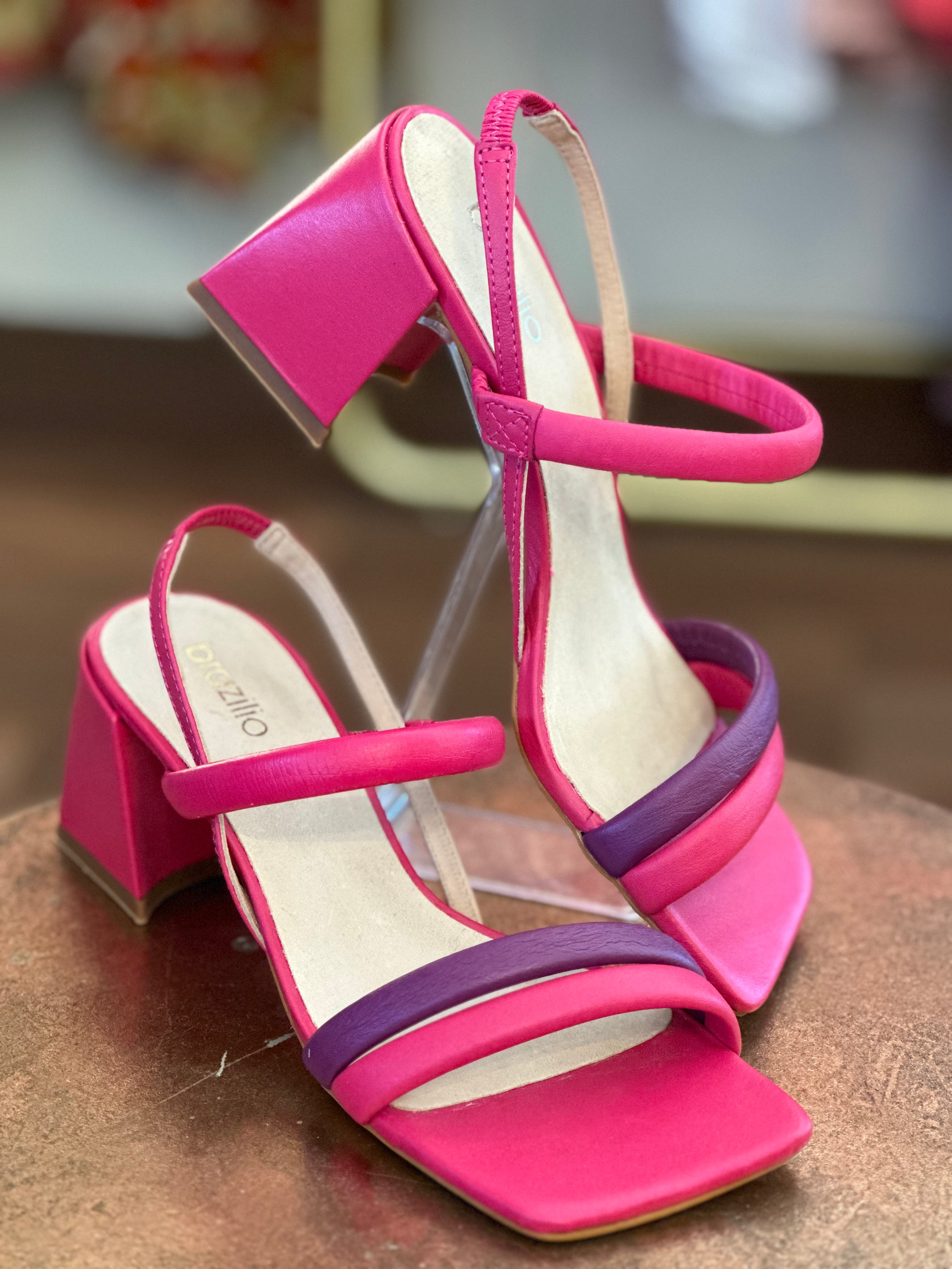 Brazilio Veneto Berry Block Heel – Red Hill Collective