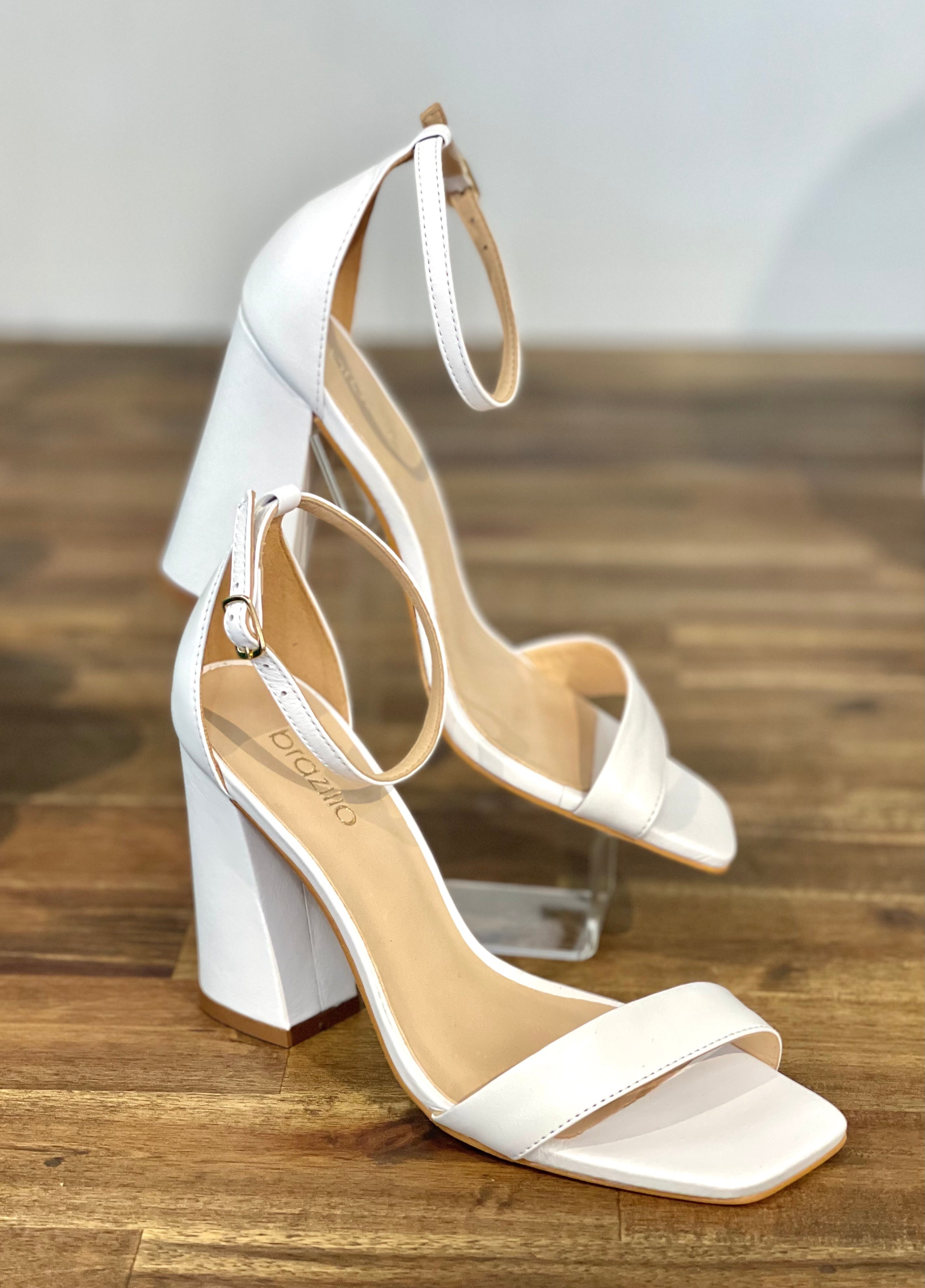 Brazilio Veneto Branco White Heels – Red Hill Collective